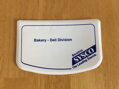 Vintage Sysco Advertising Bakery Bowl Scraper Food Supply Service Ad ...
