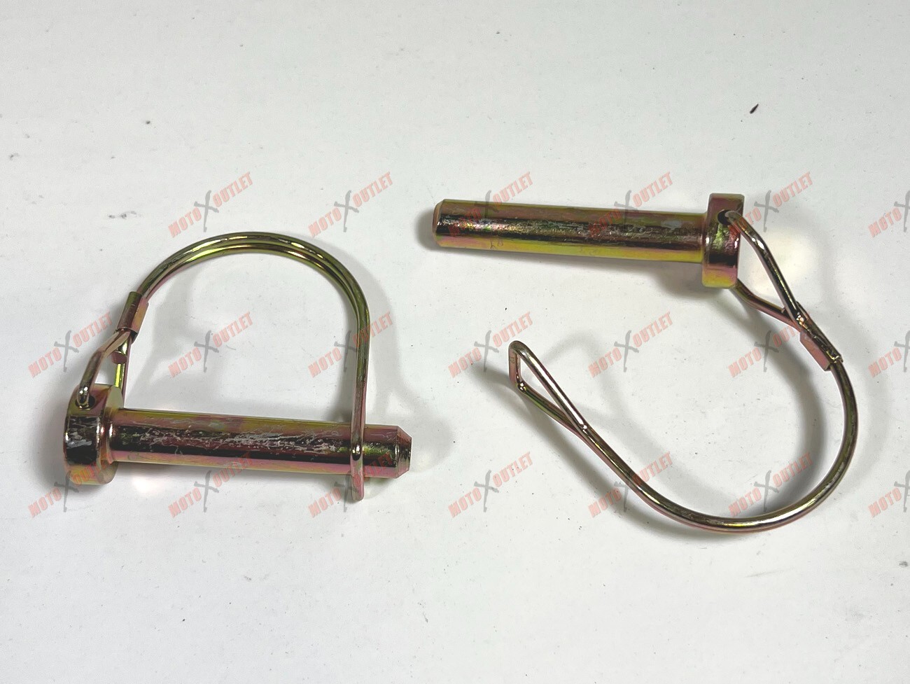 ATV SNOW PLOW PUSH TUBE PINS 3/8 X 2 Inch works with KFI Kolpin Open ...