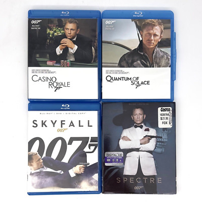 James Bond 007 - Daniel Craig 4 Film Collection Blu-ray Lot | eBay