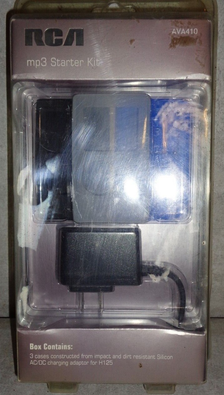 RCA MP3 STARTER KIT AVA410 3 CASES AND AC-DC CHARGER FOR H125 | eBay