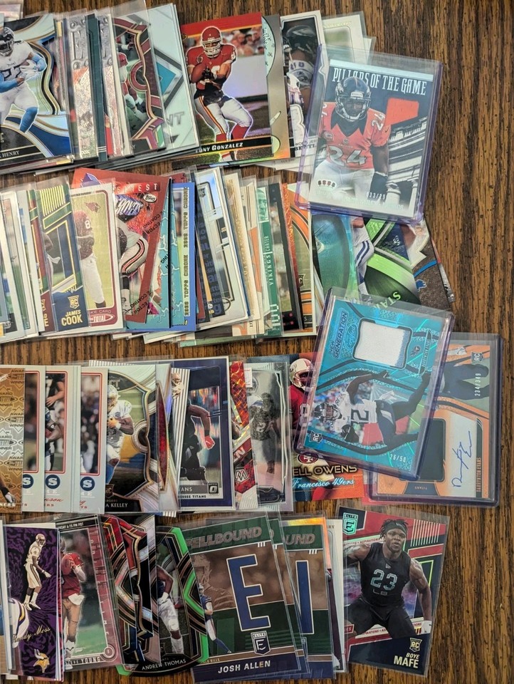 Sports Card Lot –NFL Cards – Rookies, Stars, Inserts Auto #'d Brady | eBay