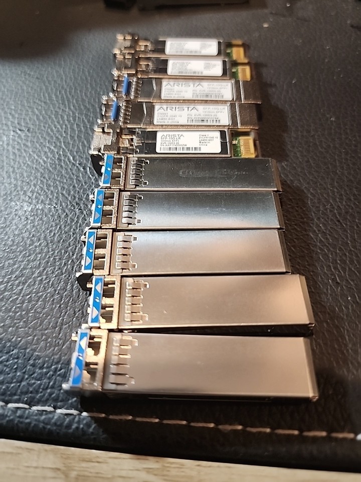 Arista SFP-10G-LR SFP Transceiver LC Optic, Lot Of 10 Minty 2yrs ...