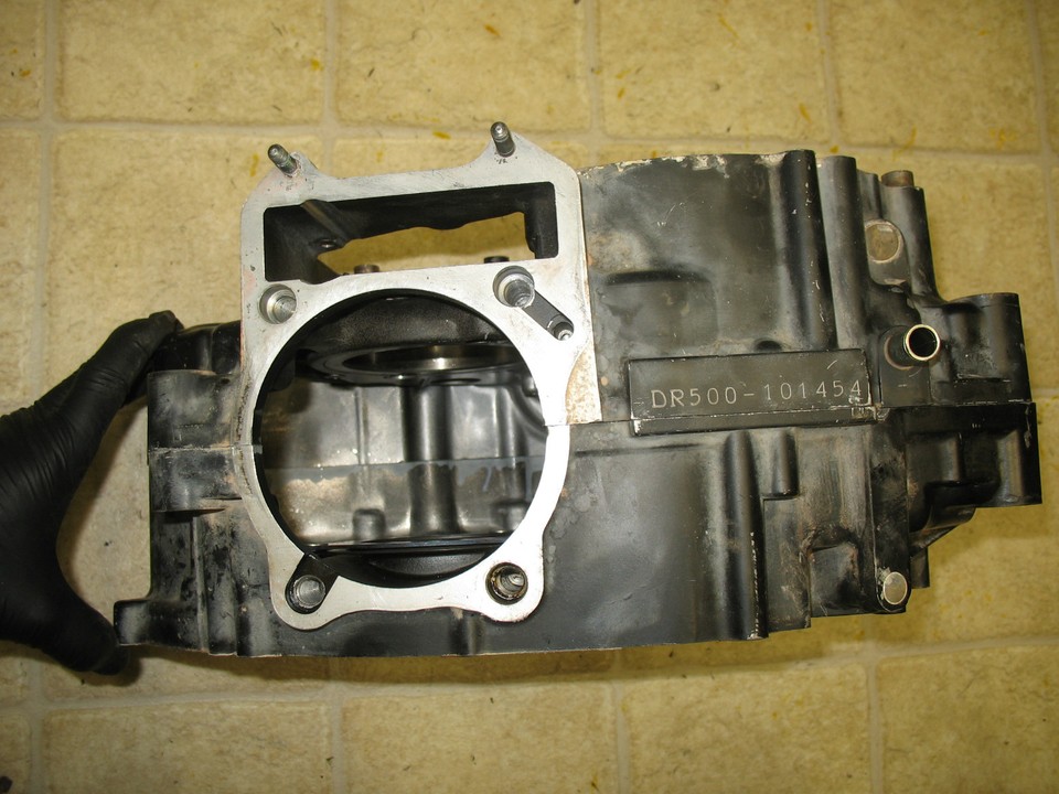 81 Suzuki DR500 DR 500 Engine Motor Crankcase Halves Crank Case | eBay