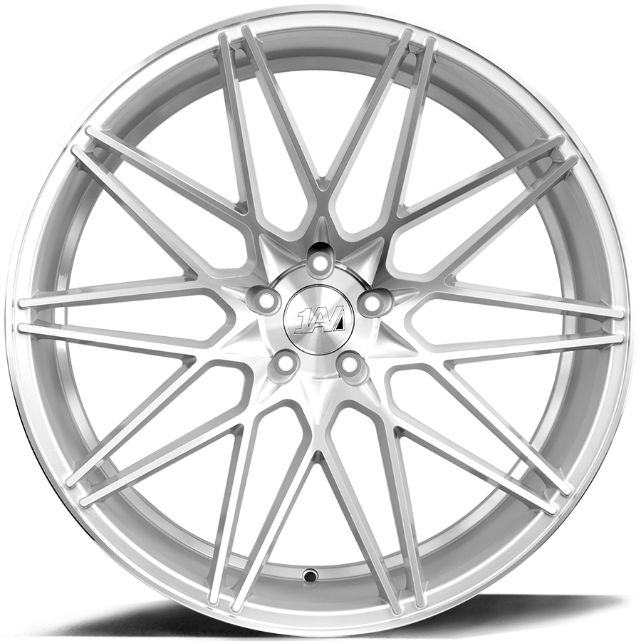 22 inch 22x10.5 1AV ZX4 SILVER POLISHED wheel rim 5x115 +25 | eBay