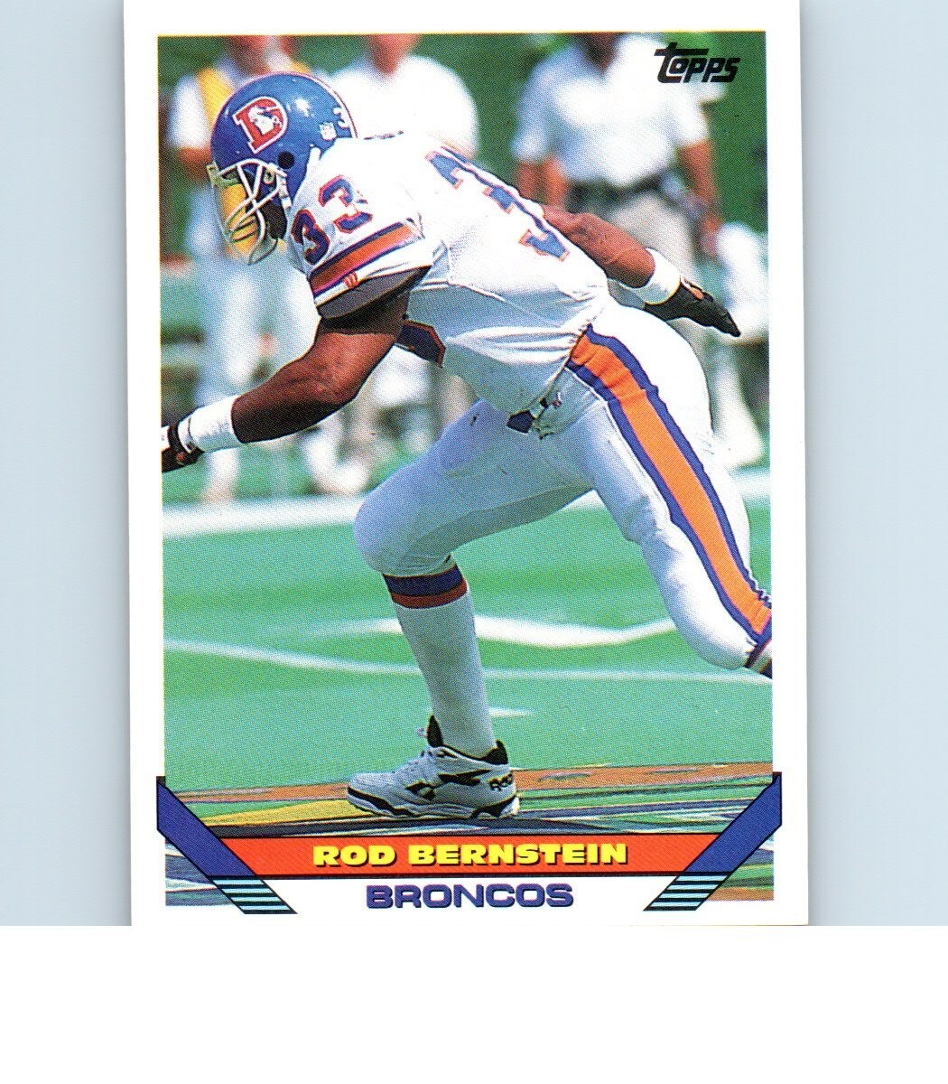 Rod Bernstine 578 Broncos 1993 Topps Football Trading Card | eBay