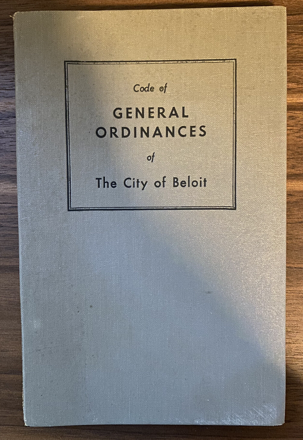 1929 Code of General Ordinances City of Beloit Wisconsin - Original ...