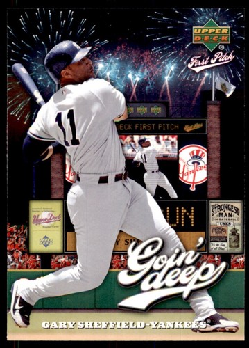 2006 Upper Deck First Pitch Goin Deep Gary Sheffield New York Yankees # ...