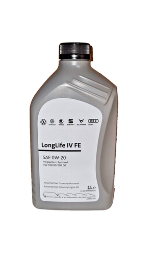 GENUINE VOLKSWAGEN 0W20 ENGINE OIL 1L TOP UP BOTTLE - 508/509 ...