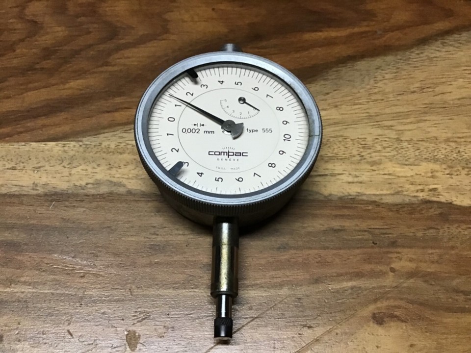 COMPAC GENEVE .002" Dial Indicator SWISS MADE TYPE 555 | eBay