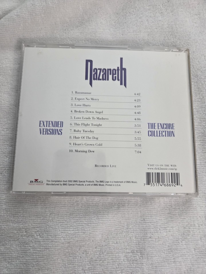 Nazareth CD The Encore Collection Extended Versions BMG | eBay UK