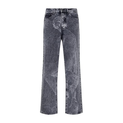 Iuter - Jeans grigio 5 tasche con stampa laser sul fronte per uomo | eBay