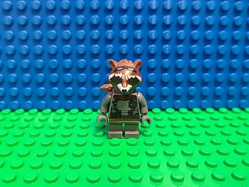 LEGO Rocket Raccoon Minifigure 76193 76231 sh742 GOTG Guardians CMF Lot ...