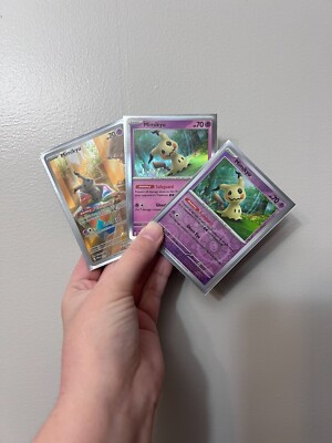 Mimikyu Star Promo, Holo, and Reverse Holo Paldean Fates Pokemon Cards ...