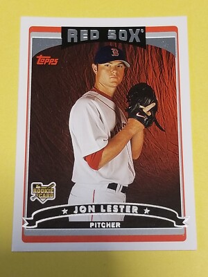 2006 Topps Update Jon Lester Rookie Card RC UH149 Boston Red Sox, MINT ...