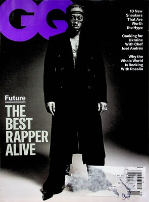 GQ Magazine Future The Best Rapper Alive May 2022 101422R | eBay