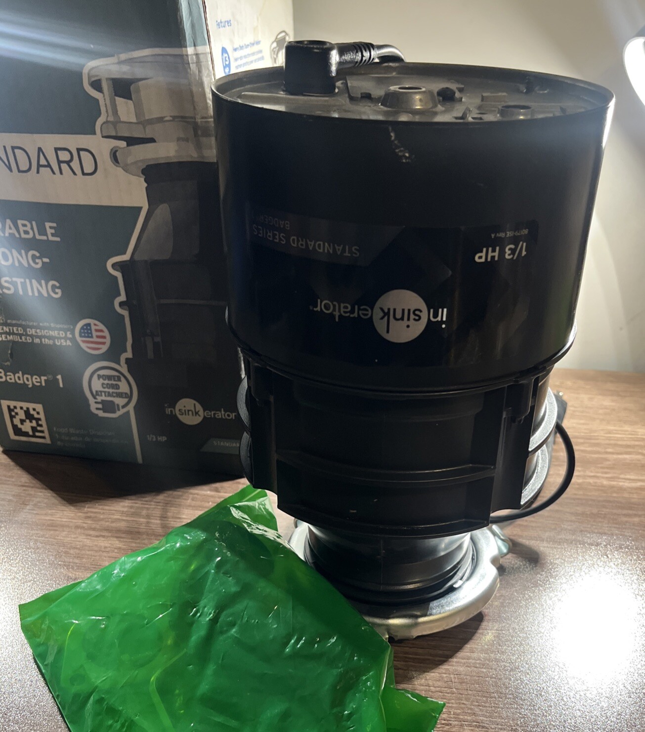 Open Box In-Sink-Erator Badger 1 With Cord Garbage Disposal,Badger 1,1/3 Hp | eBay