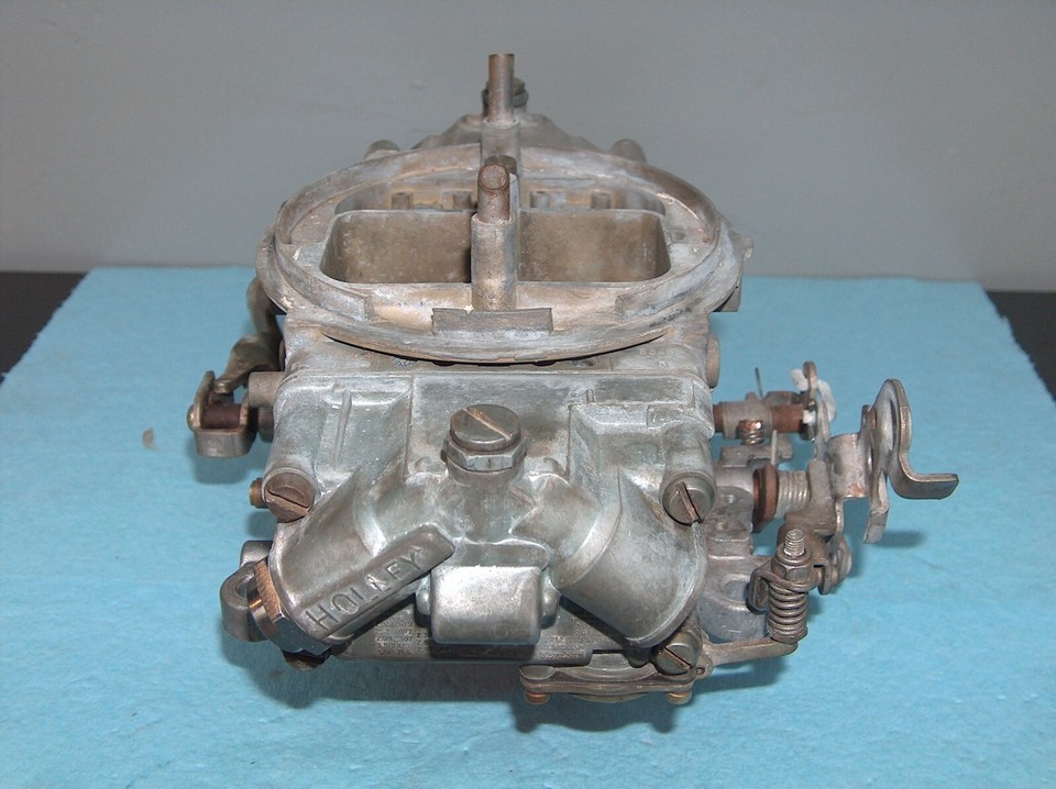 Holley 850 cfm Double Pumper 4 Barrel Carburetor Milled Choke 4781 Carb ...