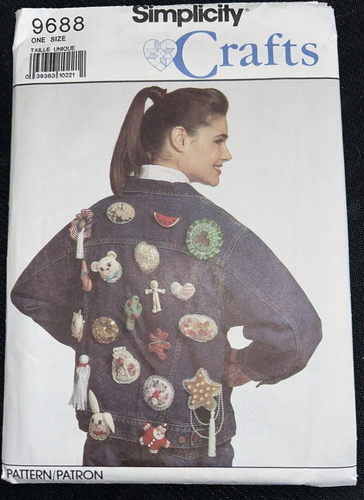 Barettes Decorated Pins Magnets, Ornaments Simplicity 9688 Sewing ...