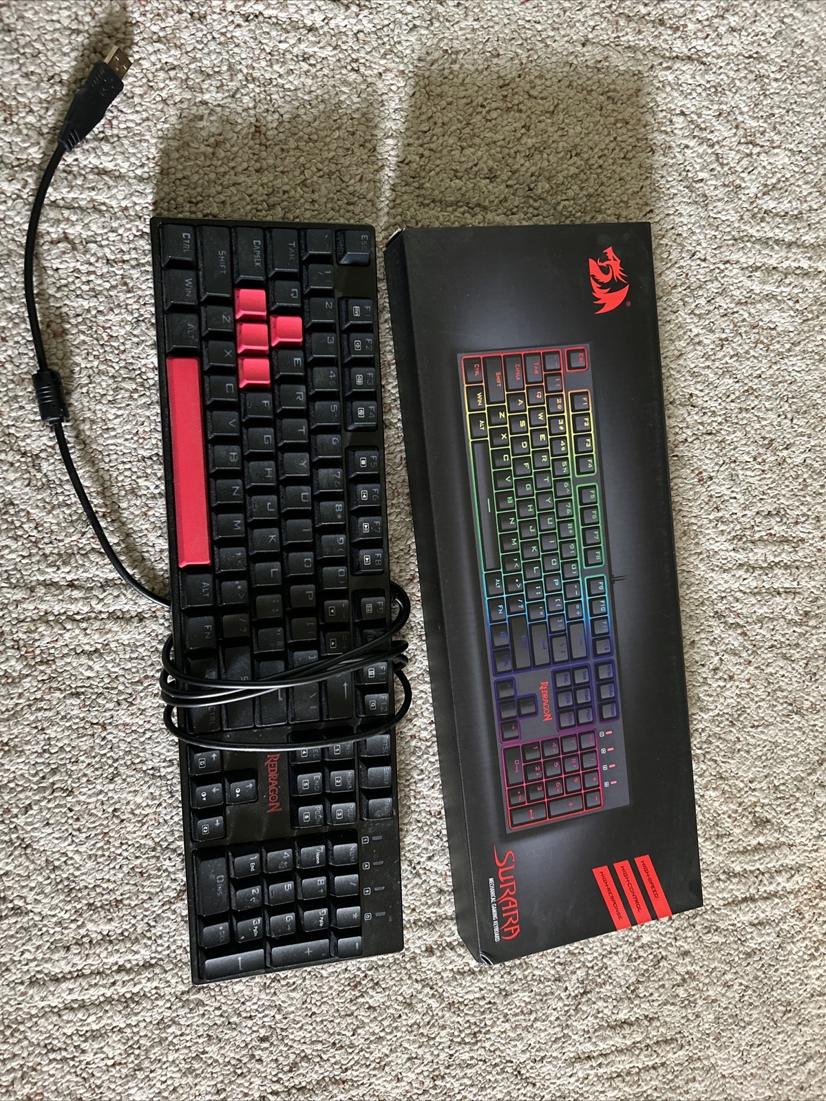 “Red dragon Surara” gaming keyboard 100% | eBay