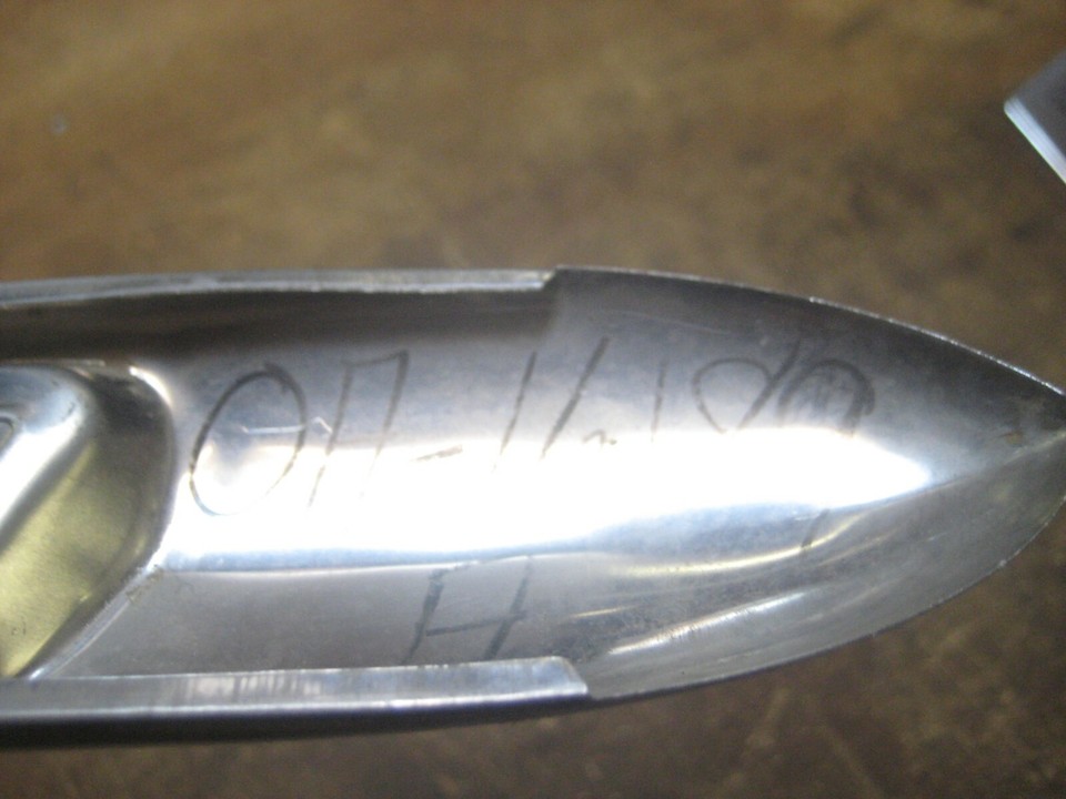Original 1950 50 Ford Custom Left Fender Trim ~ Spear | eBay