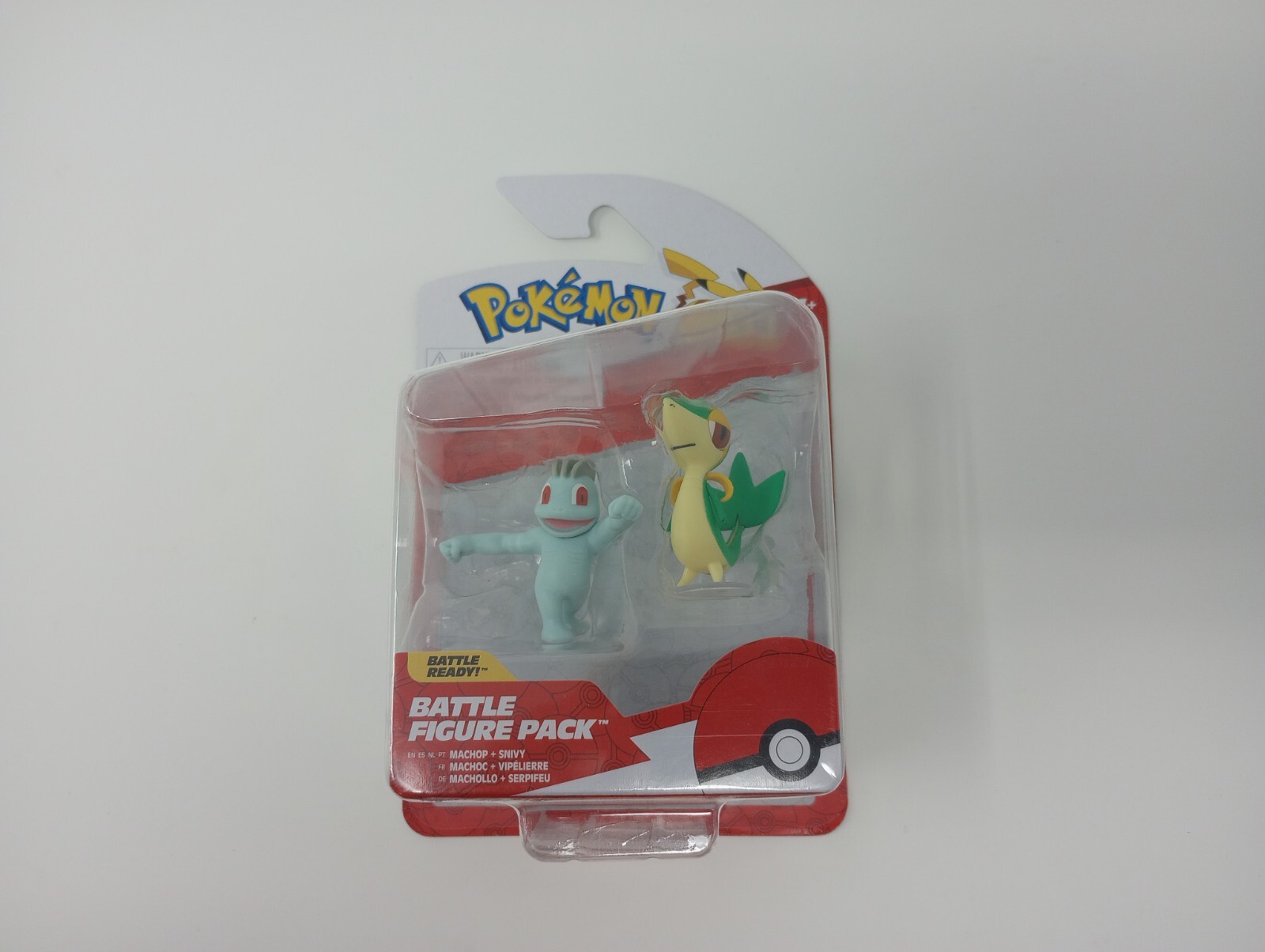Pokemon Battle Figure Pack: Machop + Snivy (Jazwares, 2023) | eBay
