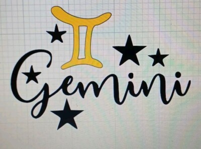 Gemini Zodiac Decal | eBay