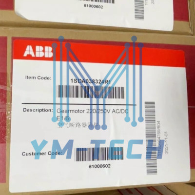 1SDA038324R1 ABB Spring Energy Storage Motor New | eBay