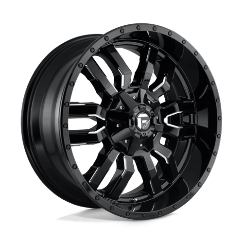 22X10 Fuel 1PC D595 SLEDGE 8X180 10MM GLOSS BLACK MILLED 885463854281| eBay
