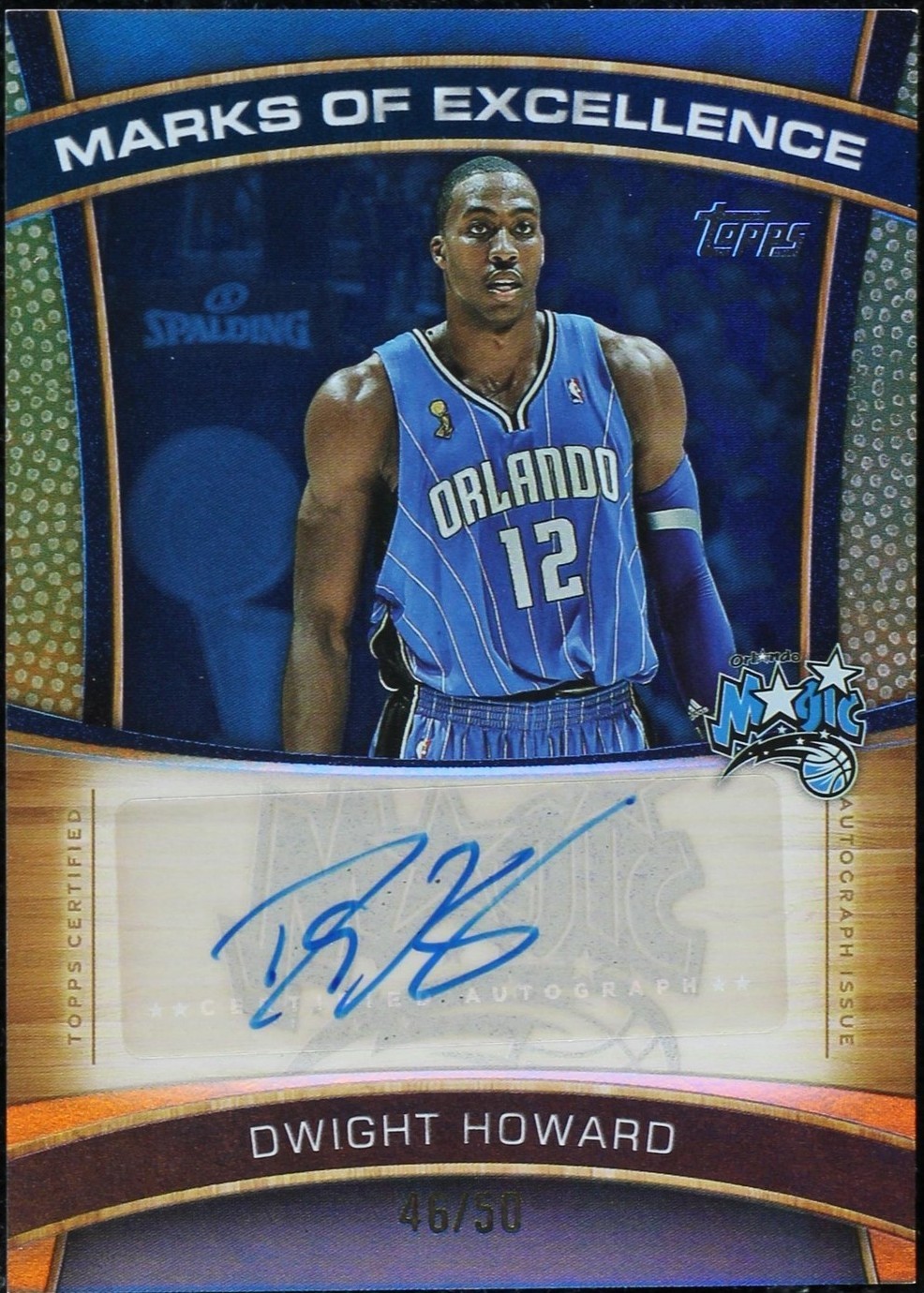 2025-26 Topps - Marks of Excellence Dwight Howard #ME-DH Gold Rainbow ...