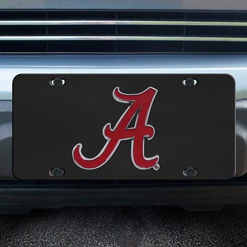 University of Alabama Crimson Tide License Plate Tag, Premium Stainless ...