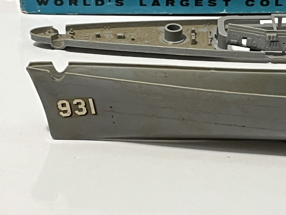 Vintage 1958 Revell U.S.S. Forrest Sherman Model Kit #H-352: 169 ...