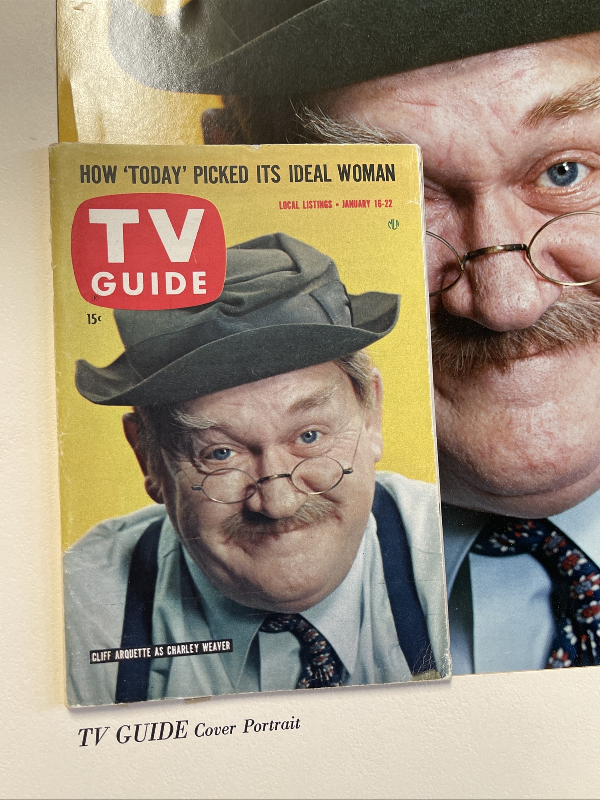 TV GUIDE COVER PORTRAIT Charlie Weaver (Clifford Arquette) Plus 1967 ...