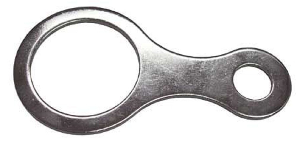 2x Alco METAL EARTH TAGS Metric, Nickel Plated Brass- 20mm, 25mm Or ...