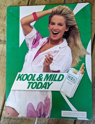 vintage kool cigarette sign | eBay