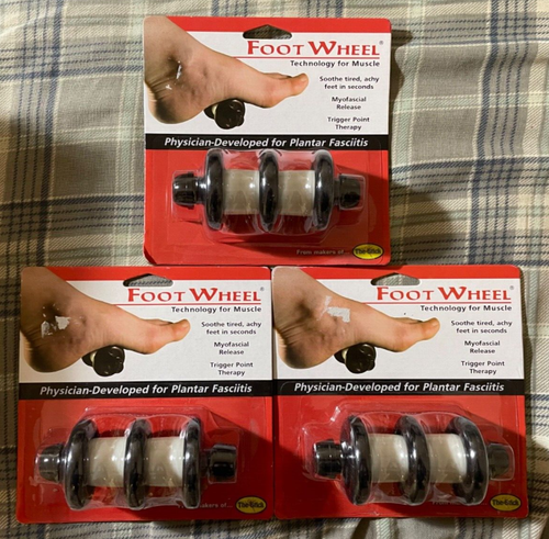 Lot Of Three (3) The Stick Foot Wheel Massage Roller Muscle Body Feet ...