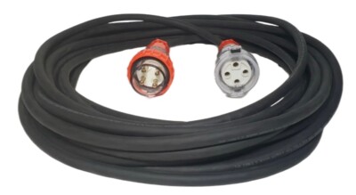 20 Amp 35m Extension Lead, 3 Phase, 4 pin, 415V 20A 35mt Cable 3ph ...