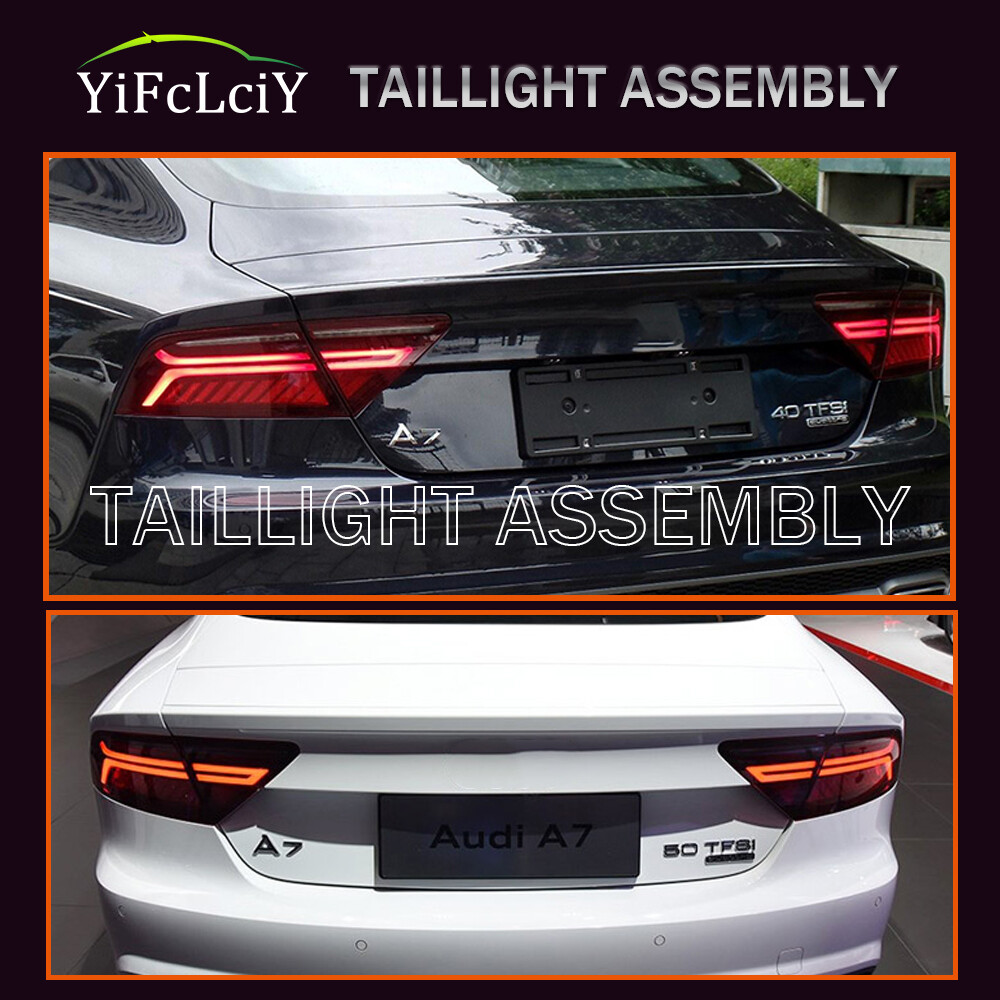 2012-2018 Audi A7 LED Tail Lights Assembly For Audi A7 Red Rear Left ...