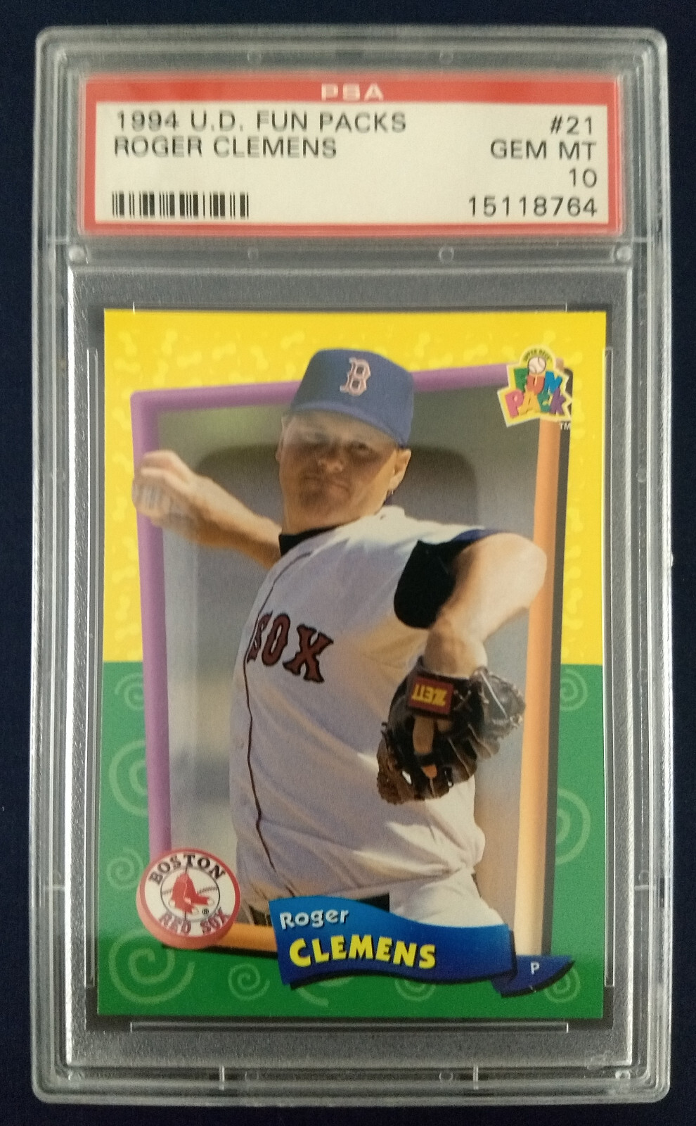 1994 Upper Deck Fun Pack - #21 Roger Clemens for sale online | eBay