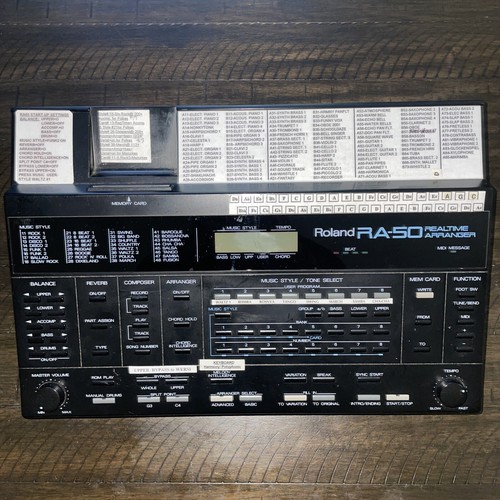 Vintage Roland Realtime Arranger RA-50 MIDI Synthesizer. Tested / Works ...