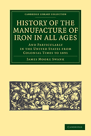 NEW BOOK History of the Manufacture of Iron in All Ages by James Moore ...