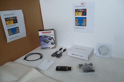 Diamond UGA35000S USB 3 to DVI/HDMI/VGA Multi-Display Adapter 1080p ...