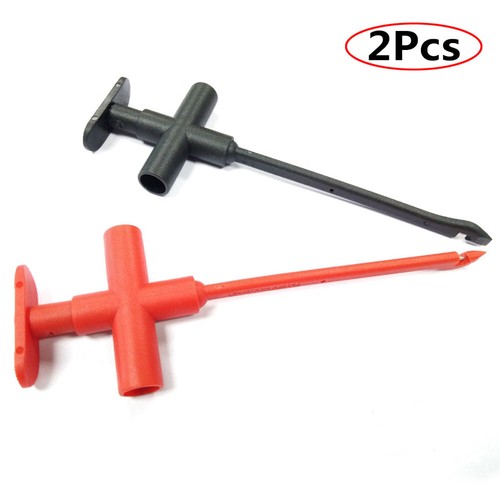 2Pcs Insulation Puncture Probe Auto Repair Multimeter Test Clip with ...