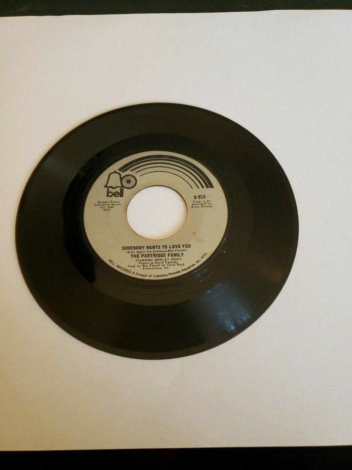 The Partridge Family - I Think I Love You - Bell (45RPM 7” Single)(J327 ...