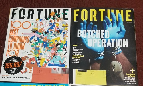 Fortune Magazine Lot of 2 Issues 2019 | eBay