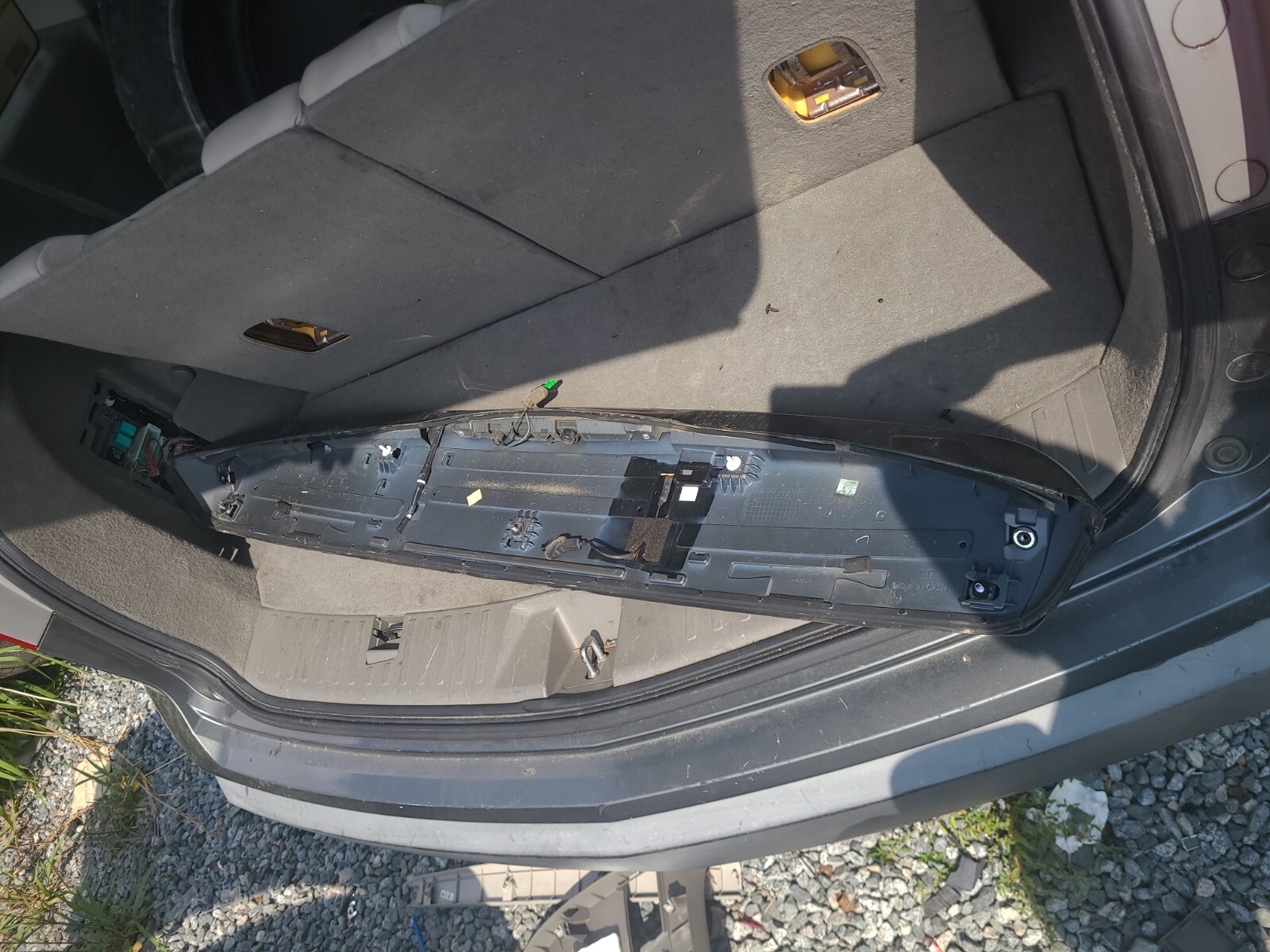 07-13 Acura MDX BLACK Rear Hatch Trunk Roof Spoiler Wing Third 3RD ...