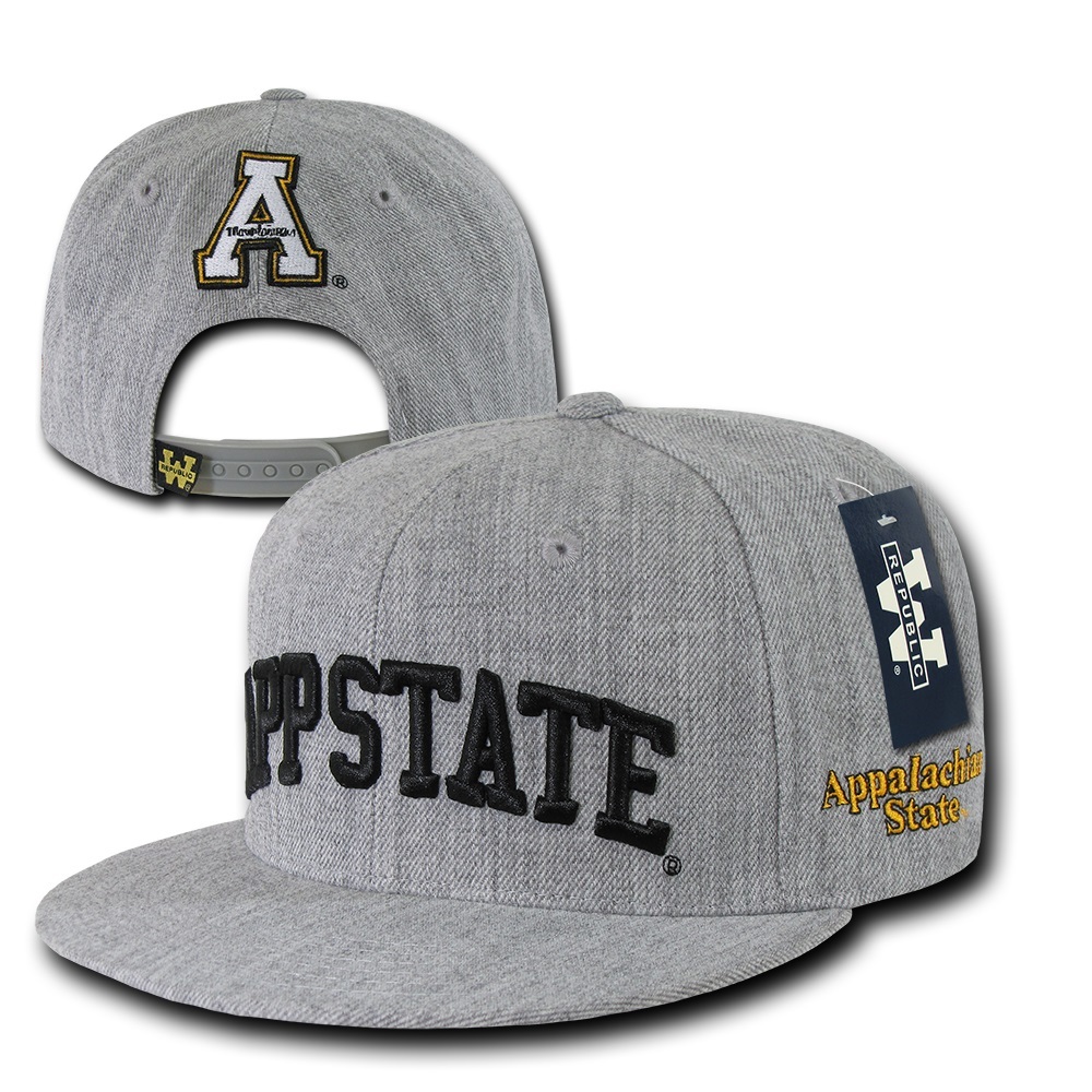 ASU Appalachian App State Mountaineers NCAA Flat Bill Snapback Baseball ...