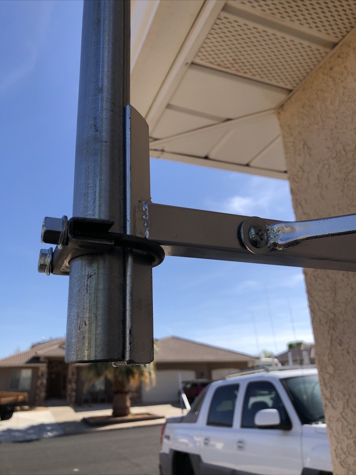 Antenna Standoff Wall Mounts.2- 21"Mounts to Accommodate Eaves with ...