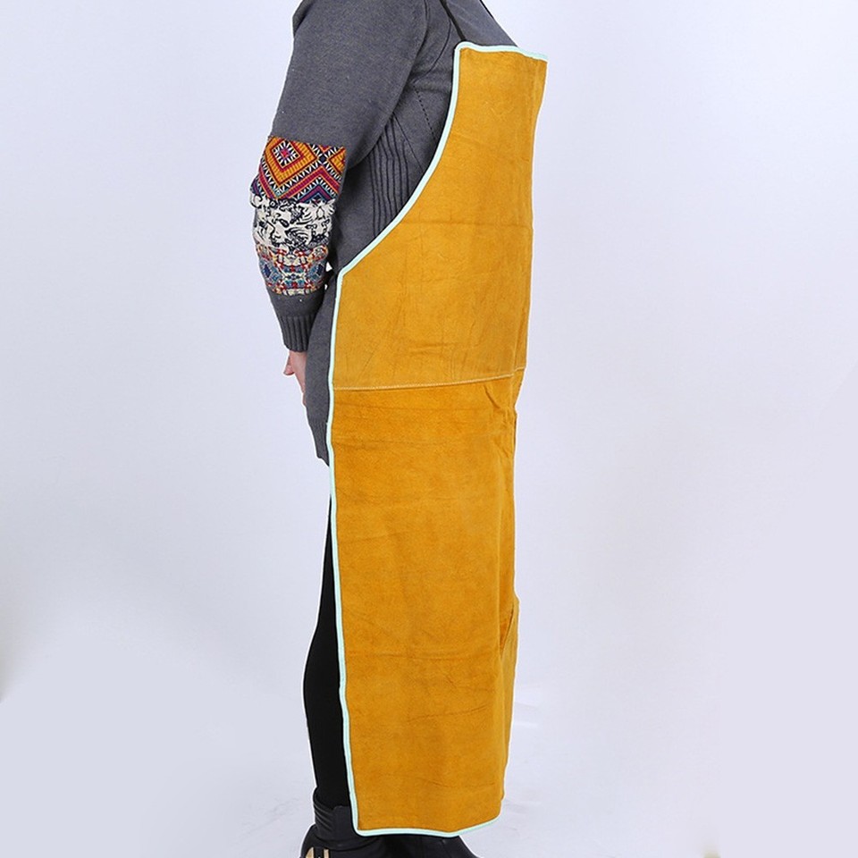 Safety First Cowhide Welding Apron for Demanding Welding and Crafting ...