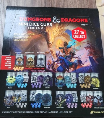 Sirius Dice Cups Dungeons & Dragons - Mini Dice Cup (Series 2) Full box 12 | eBay