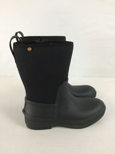 Open Box Bogs Crandall II Mid Zip Women's Casual Boots, Black, W8 | eBay